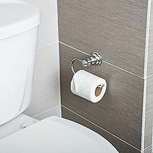 Amazon Basics AB-BR831-PC Classic Euro Toilet Paper Holder, Polished Chrome
