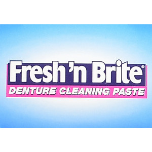 Stim-U-Dent Fresh 'n Brite Denture Cleaning Paste, 2 Count(Pack of 1)