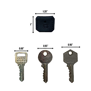 Hide & Drink, Set of 5 Head Key Covers, Key Protectors, Key Sleeves, Full Grain Leather, Handmade (Multicolor Basic)