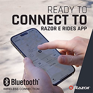 Razor C45 Electric Scooter – Up to 19.9 MPH with Cruise Control, Up to 23 Miles of Range, Foldable and Portable, Bluetooth Wireless Tech Enabled to Connect to Razor E Rides App [Amazon Exclusive]