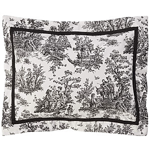 Victor Mill james-204smini Comforter and Shams, Queen, b/w