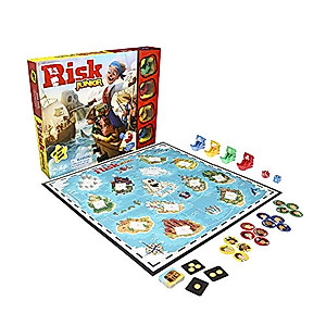 Hasbro Gaming Risk Junior : Strategy Board Game; A Kid's Intro to The Classic Game for Ages 5 and Up; Pirate Themed (Amazon Exclusive)