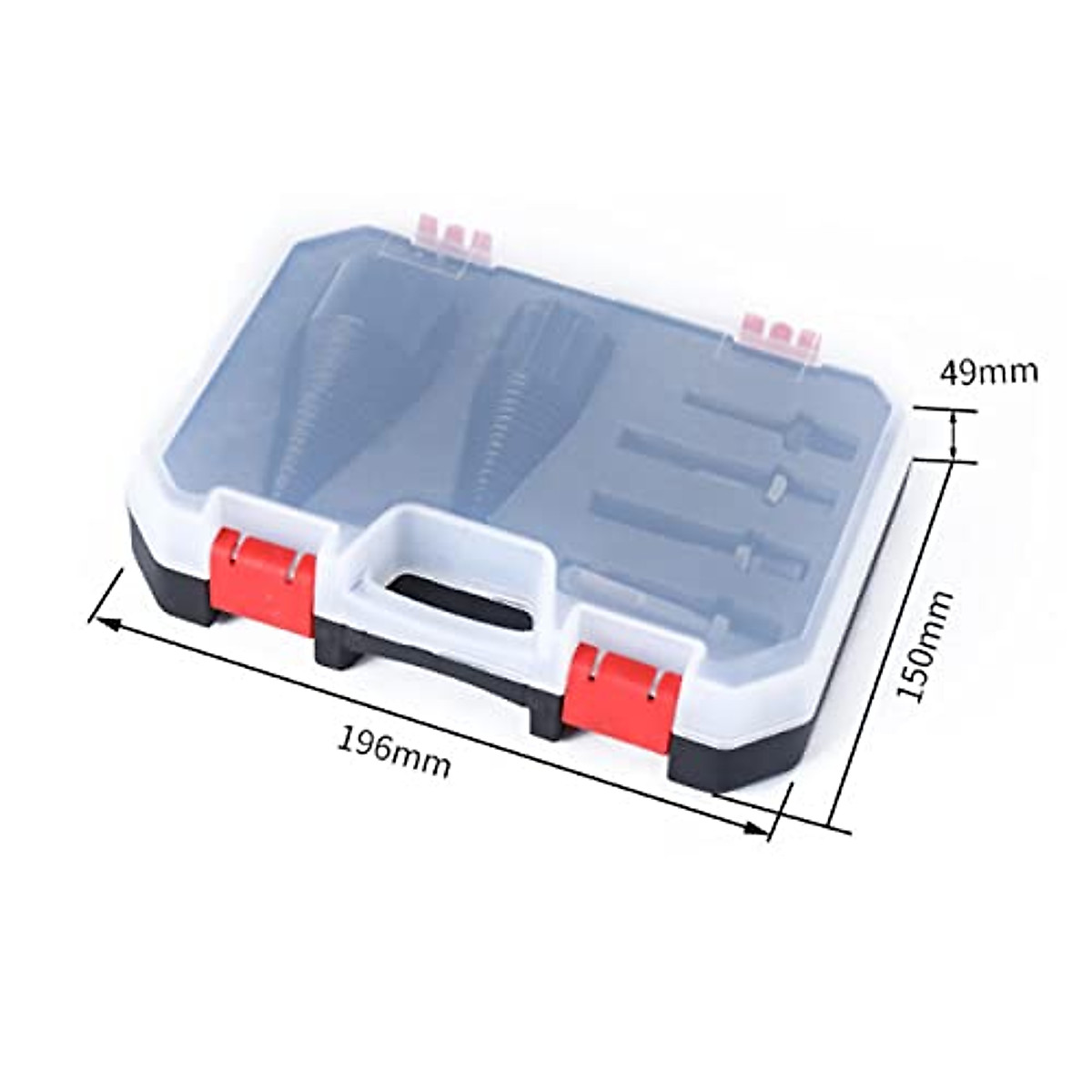 LightInTheBox 6pcs Firewood Log Splitter Drill Bit Removable Cones Wood Splitter Drill Bits Household Electric Split Cone Drill Woodworking 32-42mm for Hand Drill Stick