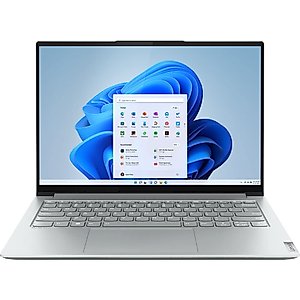 Lenovo Slim 7 Laptop (2023) 14" 2.8K 90Hz Touchscreen 12-Core Intel 12th Core i7-1260P Iris Xe Graphics 16GB RAM 1TB SSD WI-FI 6E Thunderbolt 4 Backlit Keyboard Windows 11 Pro w/RATZK 32GB USB
