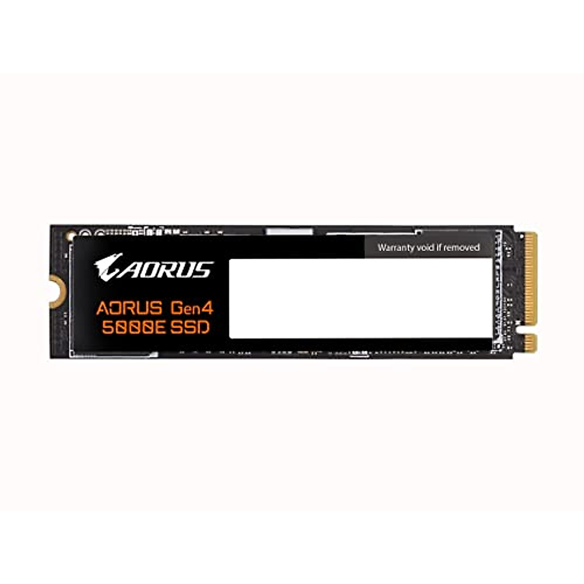 Gigabyte AORUS Gen4 5000E SSD 1TB SSD PCIe 4.0 NVMe M.2 Internal Solid State Hard Drive with Read Speed Up to 5000MB/s, Write Speed Up to 4600MB/s, AG450E1TB-G