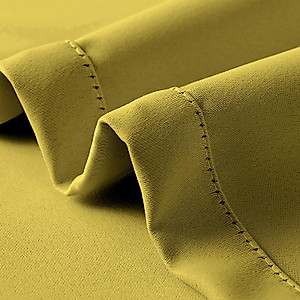 cololeaf Porch Curtains Outdoor Waterproof Patio Garden Outdoor Curtain/Exterior Shades/Blinds- Grommet Thremal Insulated Blackout Curtain - Yellow 84" Wx96 L Inch (1 Panel)