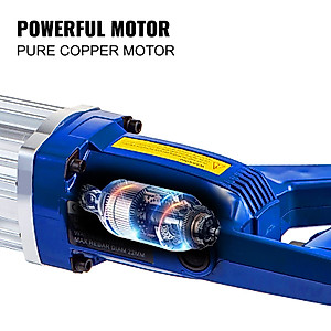 VEVOR Electric Hydraulic Rebar Bender, 1.2KW 0.9inch 22mm Hand Held Rebar Bender 110V Portable Electric Rebar Bender, within 5s