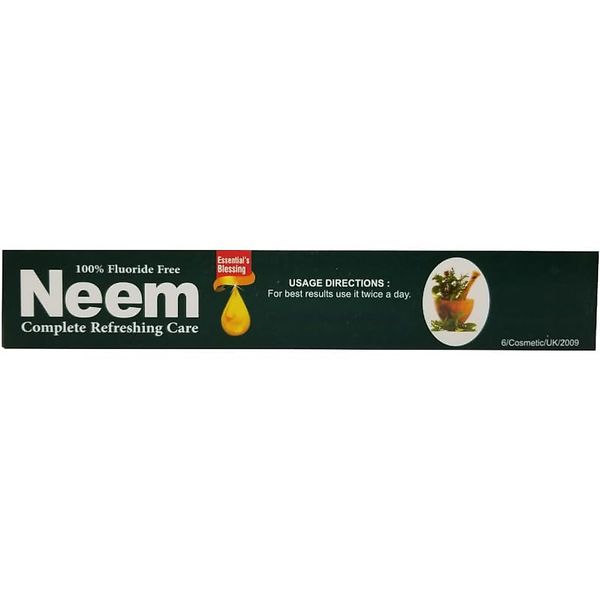 Neem Essential Toothpaste New 5 in 1 100% Fluoride Free