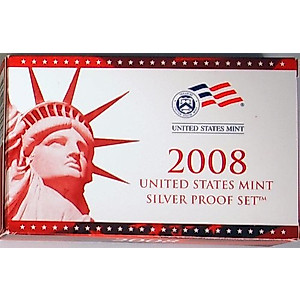 2008 S Silver US Proof Set 14 PCS Come in Original US Mint Packaging Proof