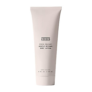 Versed Press Restart Retinol Body Lotion - Skin Firming Lotion with Cocoa Butter, Squalane & Vitamin E - Lightweight All-Over Body Moisturizer for Dark Spots and Aging Dry Skin (6 oz)