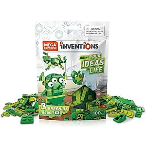 Mega Construx Inventions Green Brick Building Set