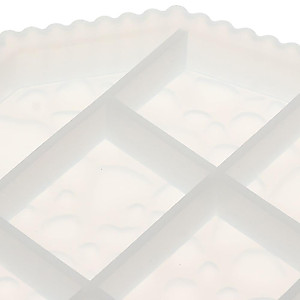 Uniquer Resin Tray Molds,Rolling Tray Molds for Jewelry Tray Resin Molds, Resin Casting Molds for DIY Jewelry Fruit Snack Plate