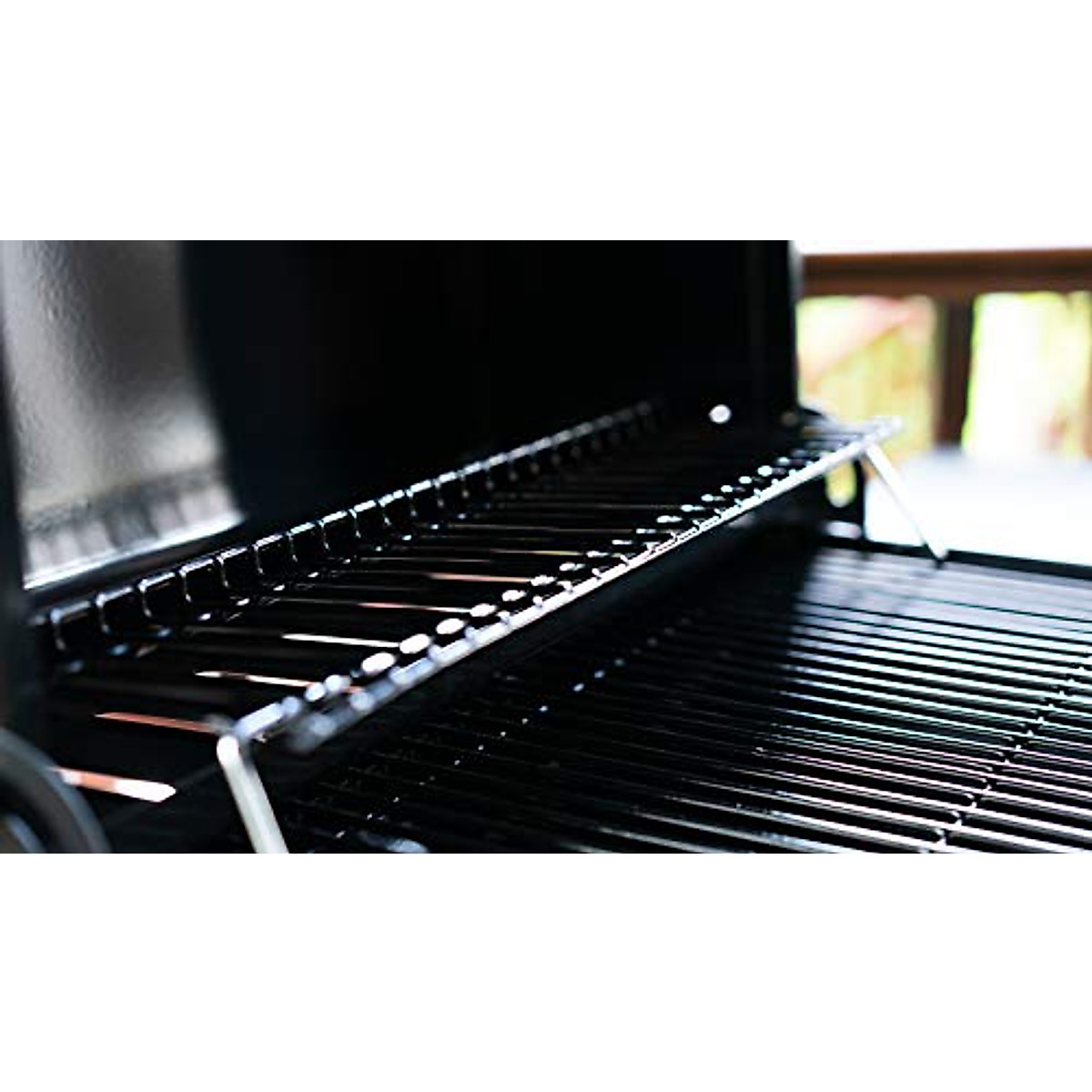 Megamaster 3-Burner Propane Gas Grill with 2 Foldable Side Tables, 30000 BTUs, Perfect for Camping, Outdoor Cooking, Patio and Garden Barbecue Grill, Silver and Black, 720-0988EA