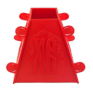 STIRA Plastic mold Orthodox Easter cheesecake Russian Tvorog Paskha Paska Form height 6.3inch From USA, Red