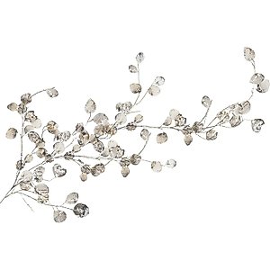 RoomMates RMK1677GM Silver Dollar Branch Peel and Stick Giant Wall Decal