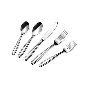 Radley & Stowe 20-Piece Silverware Set, Service for 4, Durable Stainless Steel Flatware, Dishwasher Safe Cutlery with Matte Finish Handle