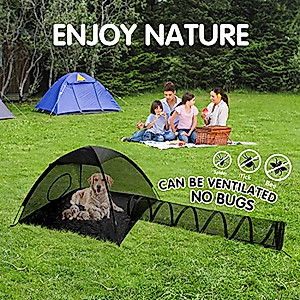 Cat Tent Outdoor, Pet Enclosure Tent Suitable for Cats and Small Animals, Indoor Playpen Portable Exercise Tent with Carry Bag(Pet Tent& Tunnel) M