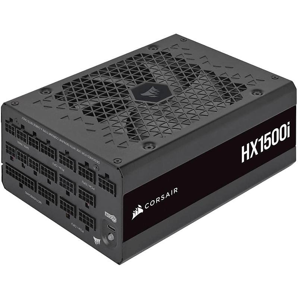 Corsair HX1500i Fully Modular Ultra-Low Noise ATX Digital Power Supply (Three EPS12V Connectors, 140mm Fluid Dynamic Bearing Fan, Zero RPM Mode, 80 Plus Platinum Efficiency) Black