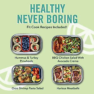 DASH The Fit Cook x Stainless Steel Lunch Box