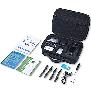 Contixo F30 Drone for Kids and Adults WiFi 4K UHD Camera and GPS,FPV Quadcopter for Beginners,Foldable Mini Drone,Brushless Motor,Follow Me,Two Batteries and Carrying Case Included