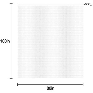 PURPLE STAR 1N 6x7 Feet Insect Bird Barrier Netting Mesh with Drawstring-Garden Bug Netting Plant Cover for Protect Plant Fruits Flower from Insect Bird Eating