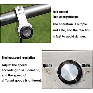 WTHOME Hand Truck Stair Climber Electric, 250kg Load Capacity - Up & Down Stairs, 1200W Brushless Motor & 48V Removable Battery Pack, Portable Electric Stair Climbing Sack Toboggan