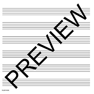 Wide Staff Wirebound Manuscript Paper (Aqua Cover)