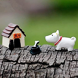 40pcs 9 Scenarios Fairy Garden Figurines Miniature Accessories, Micro Landscape