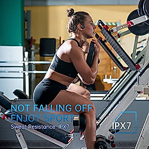 Ralyin Bone Conduction Headphones, Open Ear Headphones/Bluetooth Wireless Sport Headphones with Music/Game Mode,Touch Control, Sweat Resistant Wireless Earphones for Workouts and Running