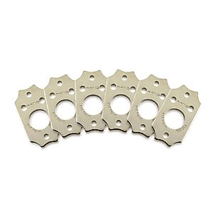 PRT-952-213-N0: Ratio InvisoMatch Premium Mounting Plates For Gibson Style Screw Hole - Nickel