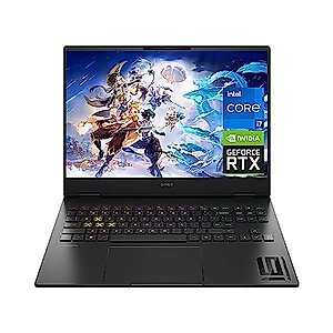 HP OMEN Transcend 16.1" Gaming Laptop PC, NVIDIA GeForce RTX 4060, Intel i7-13700HX, Refined 1080p IPS, HD Webcam (16-u0010nr).,Black