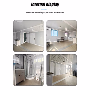 Tiny Homes Modern Designed Single Travel Cabin Family Villa Prefab House Container Home Movable Roots Convenient Loading Shipping Building 40ft 30ft 20ft 15ft 10ft