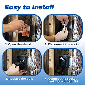 ANTOBLE 6472-841 Clear Ray XL Bulb Pool Spa Hot Tub UV Bulb Replacement for Jacuzzi and Sundance Spas Clearray Water Purification System