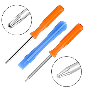 T6 T8 Torx Screwdriver & Opening Shell Tool Set & Screws for Xbox One Xbox 360 Xbox One S Controllers
