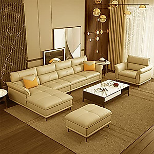 Faux Leather Sheet 1 Yard 56.3x36" Upholstery Vinyl 0.8mm Thick Soft PU Leather KhakiUpholstery Vegan Leather Fabric Synthetic Material for Sofa Bags Chairs Car Seats DIY Craft