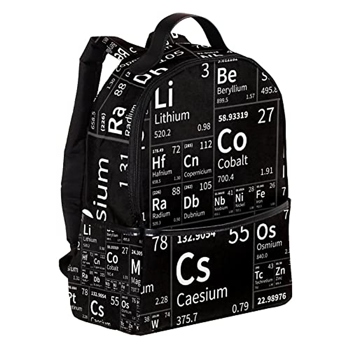 VBFOFBV Laptop Backpack, Elegant Travelling Backpack Casual Daypacks Shoulder Bag for Men Women, Blackboard Periodic Table of Chemical Elements
