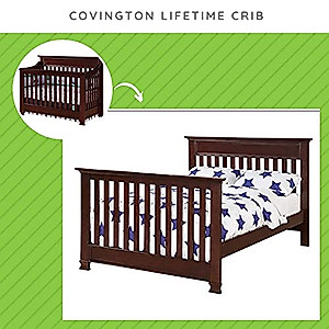 Full Size Conversion Kit Bed Rails for Baby Cache Cribs (Cherry)