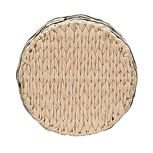 Household Essentials, Natural and Black Cattail and Paper Zee Basket