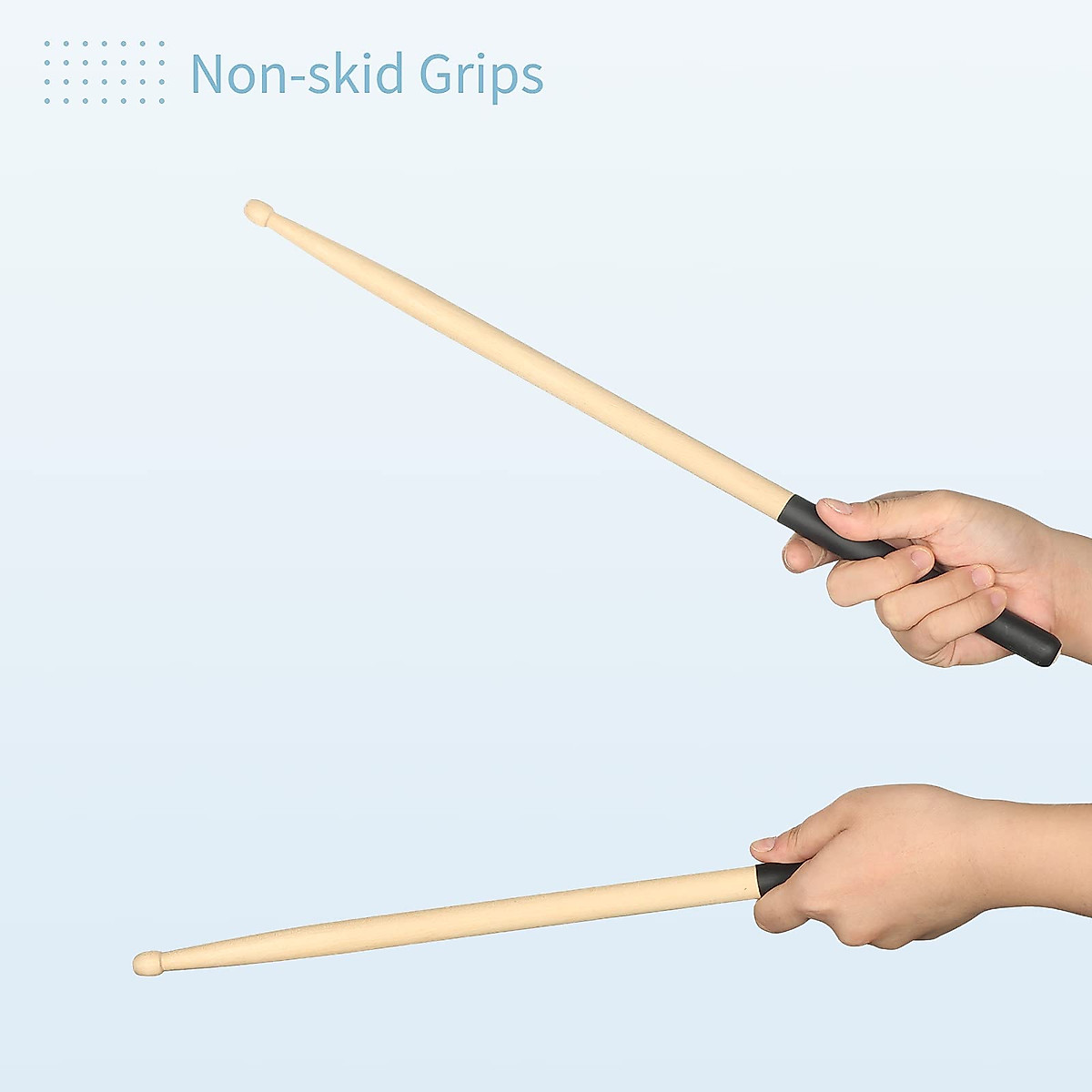 Joyibay Cardio Drumming Equipment Set, 26’’ Fitness Balance Ball with Pump & 3.2oz Cardio Drumming Sticks, 2Pcs Aerobic Exercise Balls for Workouts, Stability, Pilates, Yoga, Pregnancy Gymnastics