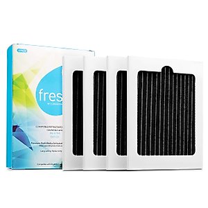 FRESH Paultra Refrigerator Air Filter Replacement for Frigidaire and Electrolux EAFCBF, Compatible with Paultra, PureAir Ultra, 242061001, 241754001 - (4 Pack) Air filter by MIST