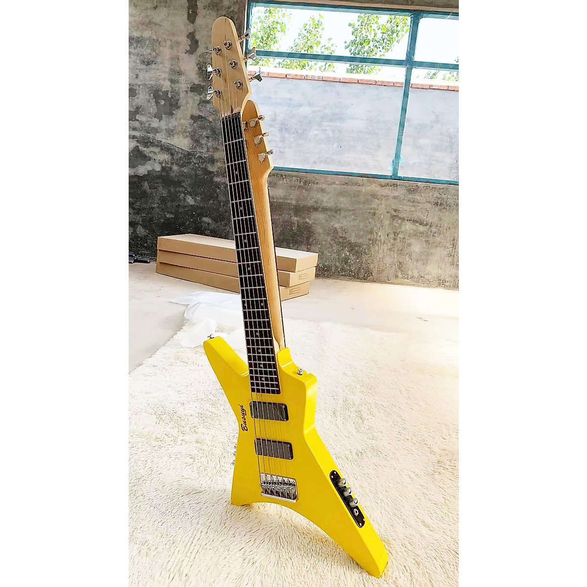 6 String bass/ 6 string guitar Busuyi Guitar (Yellow)