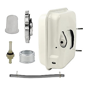 Wai Danie 17510-ZE1-030ZA Fuel Tank Gas Tank Compatible with Honda GX140 GX160 GX200 5.5 HP 6.5 HP Engine Water Pump Pressure Washer with Petcock Gas Cap Filter