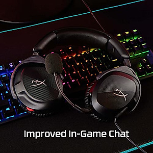 HyperX Cloud Stinger 2 – Gaming Headset, DTS Headphone:X Spatial Audio, Lightweight Over-Ear Headset with mic, Swivel-to-Mute Function, 50mm Drivers, PC Compatible (Renewed)