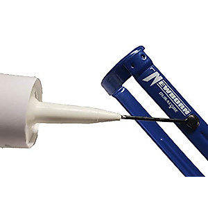 Newborn 250 Super Smooth Rod Revolving Frame Caulking Gun, 1/10-Gallon Cartridge Capacity, 18:1 Thrust Ratio