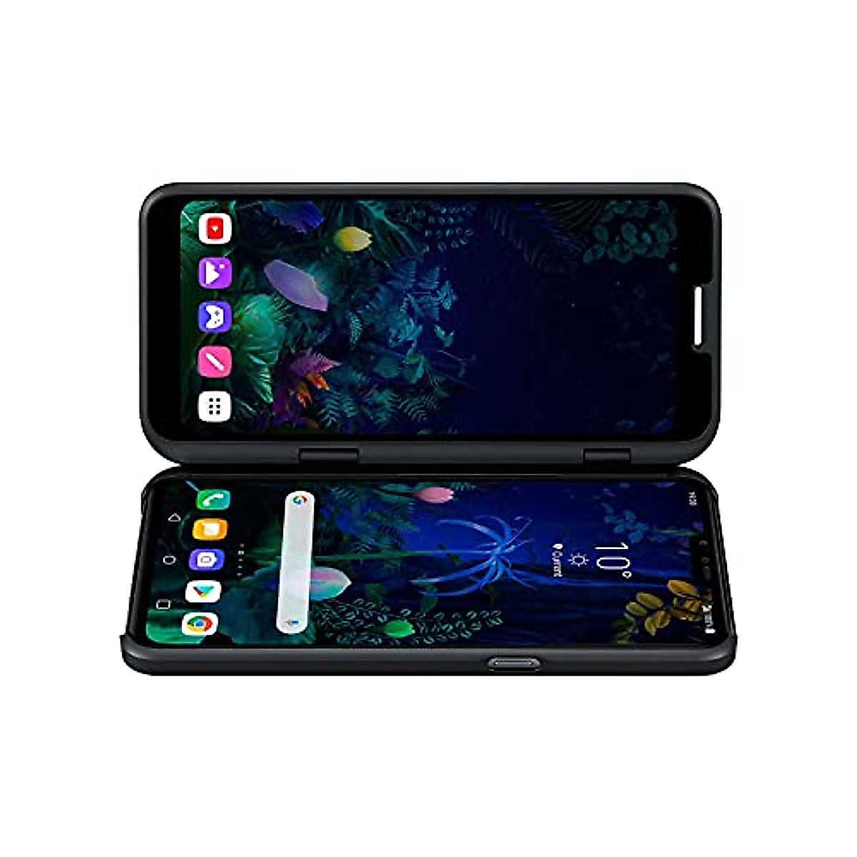 LG V50 Dual Screen Case - DualScreen 6.2" OLED FHD Display Case for LG V50 ThinQ 5G Smartphone, Original Cover LM505N (Case Only) - Black