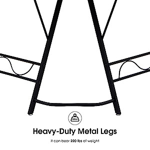 ivinta L-Shaped Computer Corner Desk, 49.6 inch Black Home Office Desk, Modern Gaming Desk, Writing Table Workstation Desk for Small Space (Black)