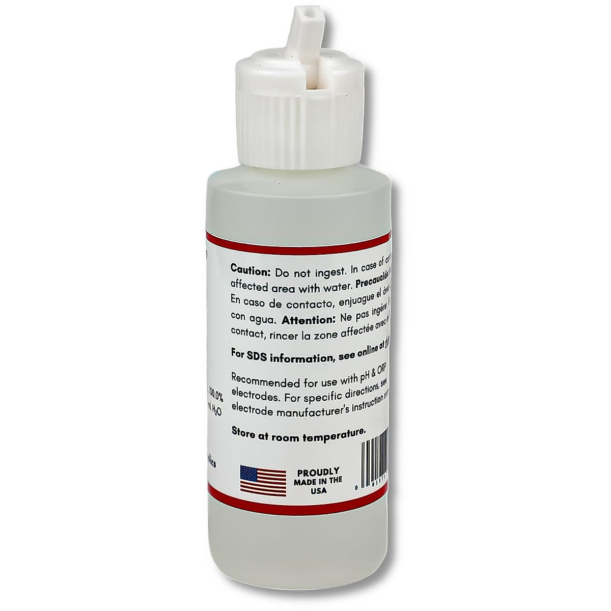 3.0 M KCl Reference Electrode Filling/Storage Solution (60 mL, 2 oz.) for pH and ORP Electrodes