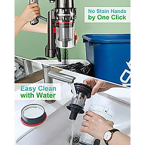 GOXIFACA Corded Stick Vacuum, 600W Powerful 20KPa Suction Vacuum Cleaner, 1.5L Dust Cup, 5 in 1 Lightweight Household Stick Vaccum for Hardwood Floor Carpet and Pet Hair