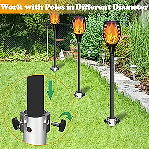 Zaquak Beach Umbrella Anchor,No Dig Ground Anchor with 5-Spiral Screw,Umbrella Sand Anchor,Rust Free Strong Beach Umbrella Auger,Umbrella Holder for One Size Fits All