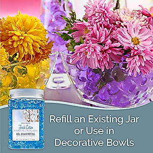 SMELLS BEGONE Odor Eliminator Gel Bead Refill - Eliminates Odors from Bathrooms, Cars, Boats, RVs & Pet Areas - Made with Essential Oils - Fresh Cotton Scent - 48 Ounce